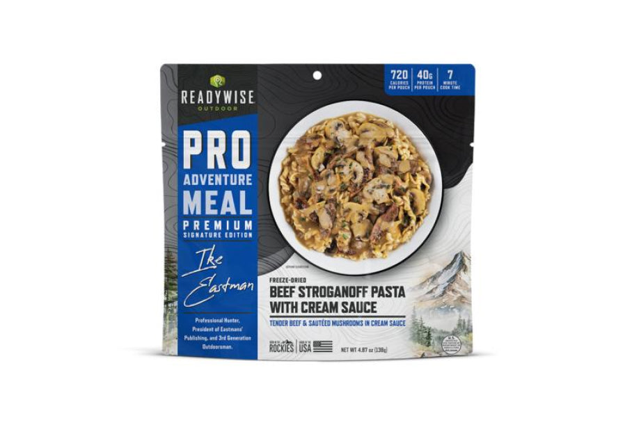 Readywise Outdoor Pro Meal Beef Stroganoff w/ Mushroom Cream Sauce- Re ...